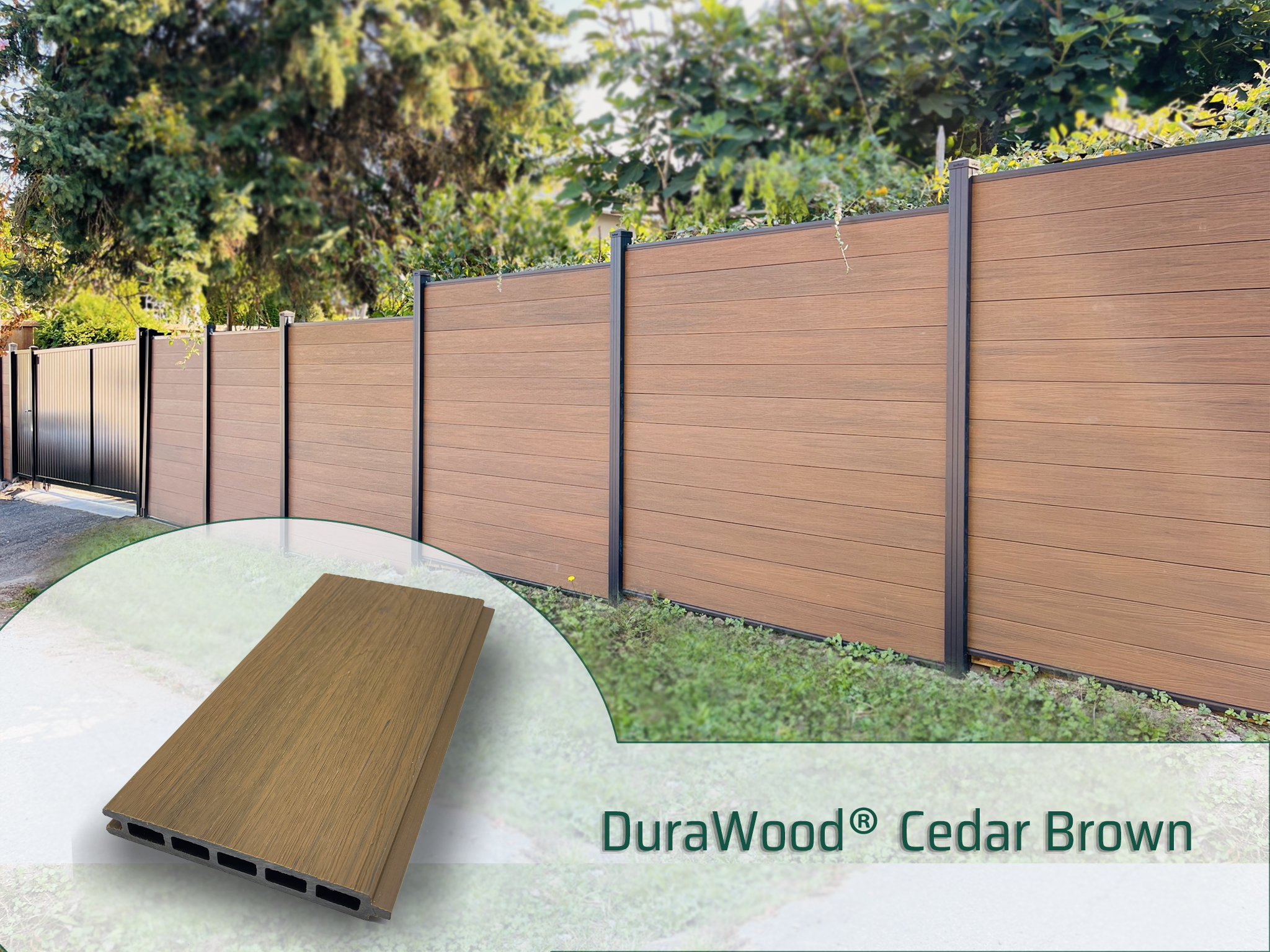 Fence – DuraWood Composite Fence | Patented in Canada